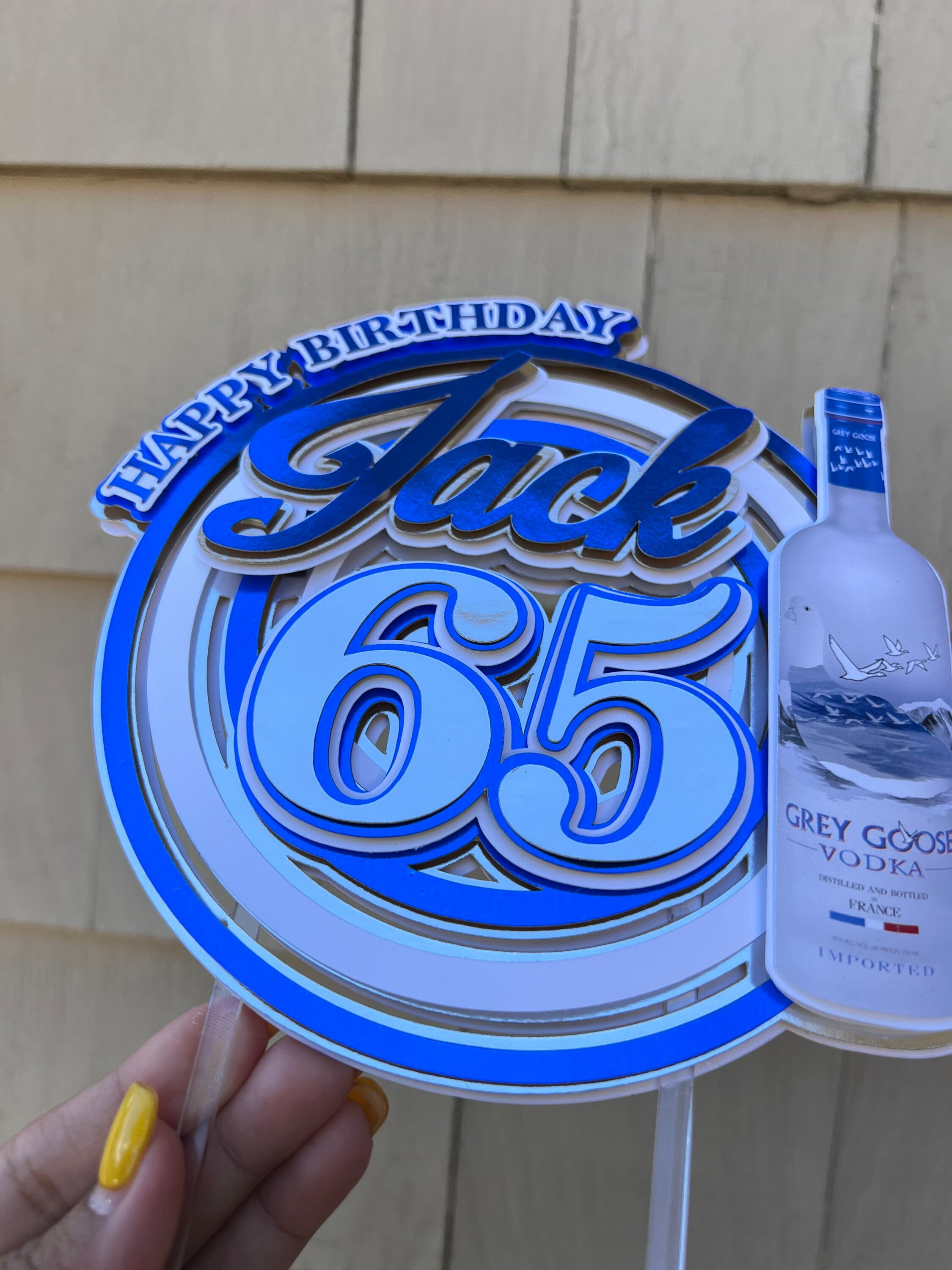 Grey Goose Bottle Cake