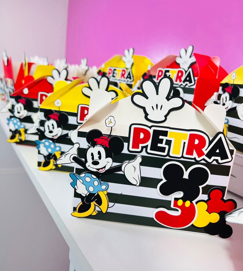 Inspired Mickey Mouse Clubhouse Boxes Mickey Mouse Treat Box - Etsy