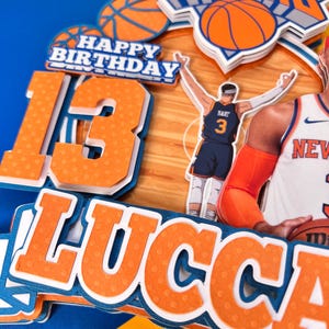 NY Knicks Cake Topper, Basketball Cake Topper, Knicks Cake Topper, NBA ...