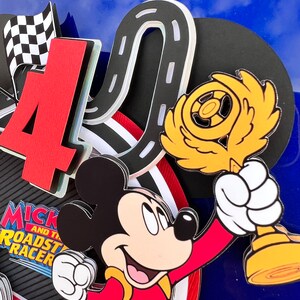 Mickey Mouse and the Roadster Racers Cake Topper, Cake Topper Mickey ...