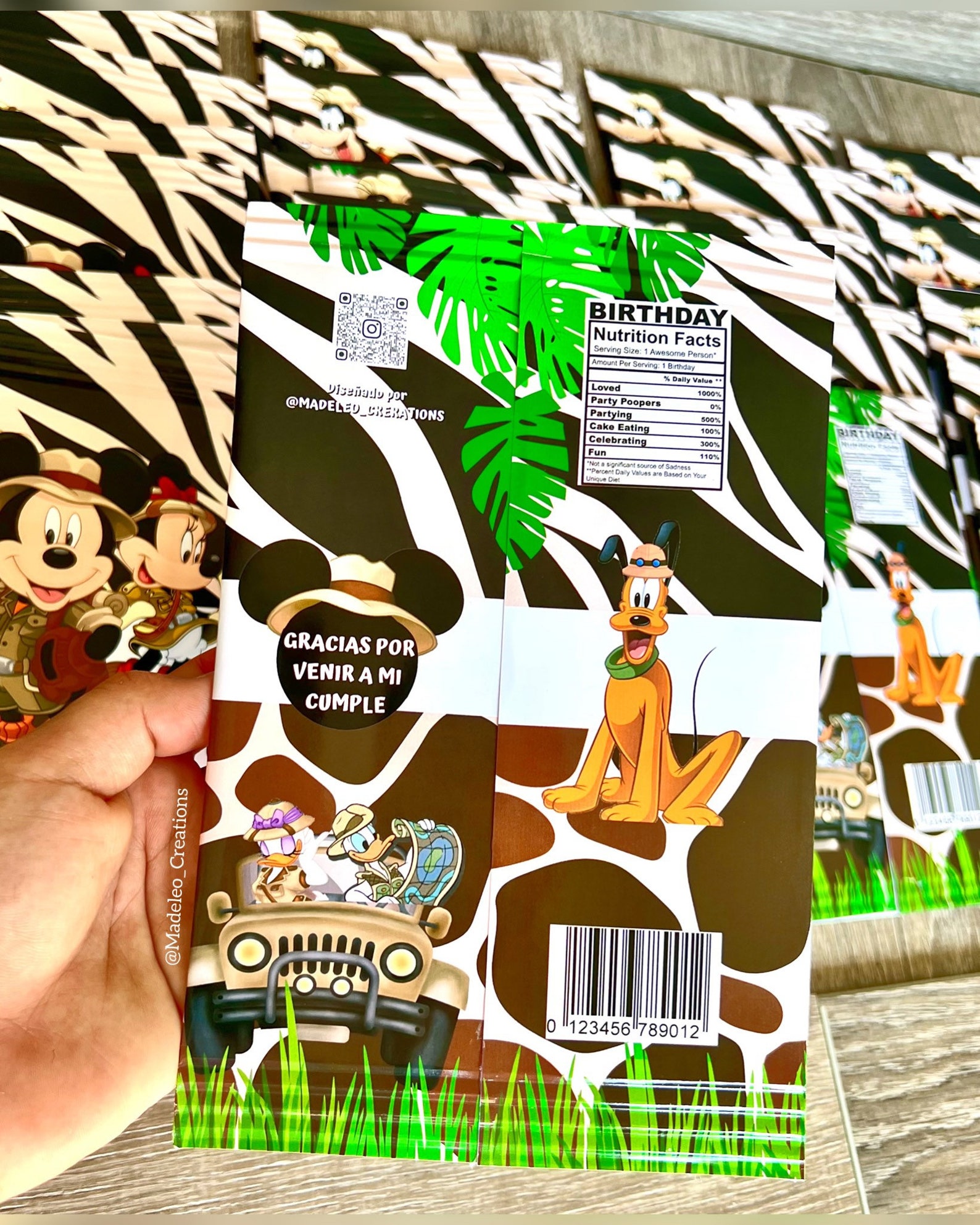 Mickey Mouse Box Inspired Mickey Mouse Treat Box Safari - Etsy