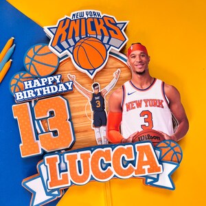 NY Knicks Cake Topper, Basketball Cake Topper, Knicks Cake Topper, NBA ...