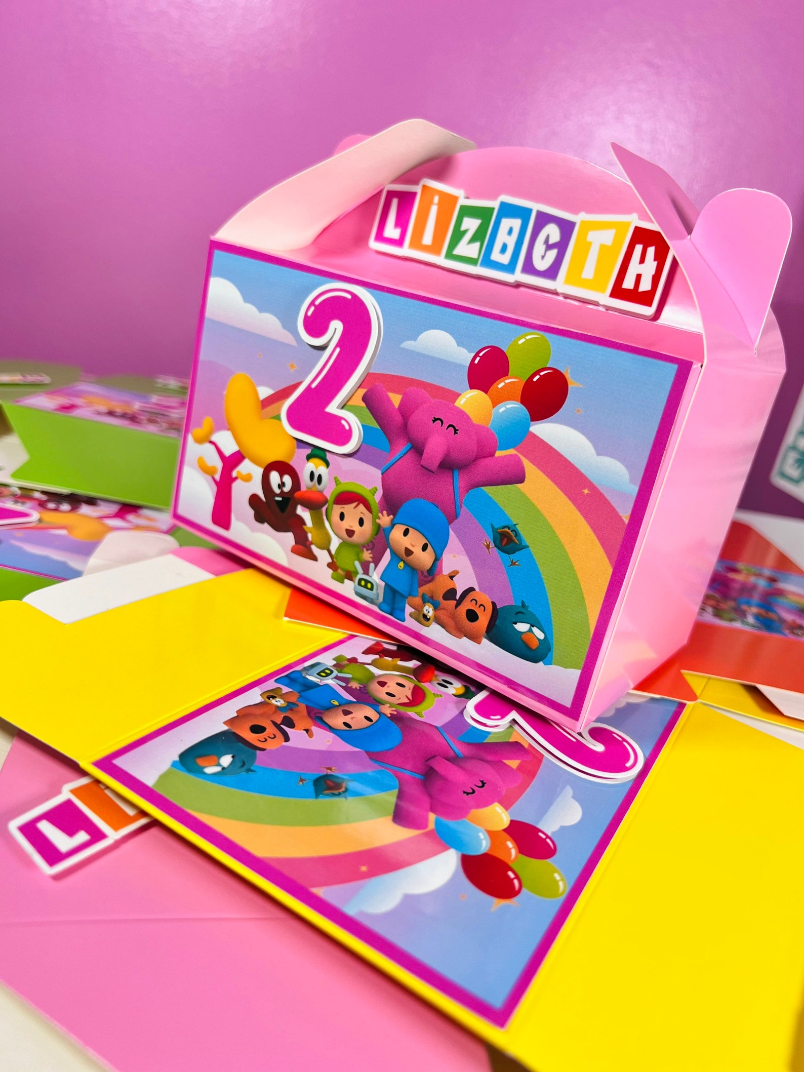 Inspired Pocoyo Cake Topper Pocoyo Custom Decor Pocky Party - Etsy