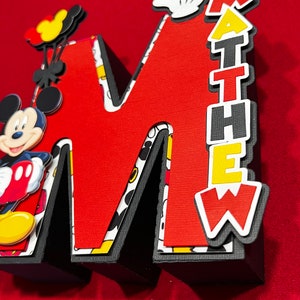 Mickey Mouse Inspired Cake Topper, Classic Mickey Mouse Cake Topper ...