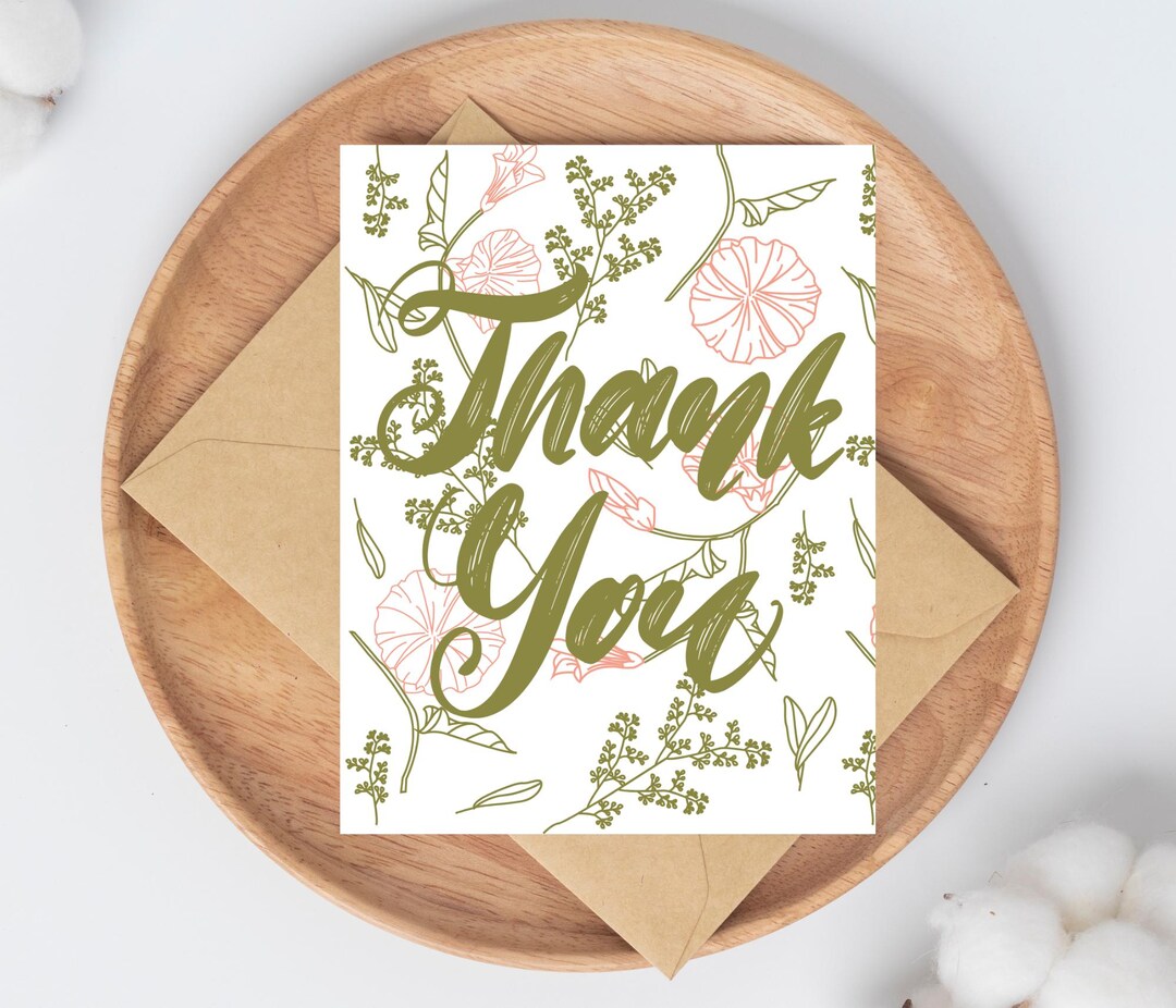 Thanks for Your Support Greeting Card - Cute 4.25 X 5.5 Inches With ...