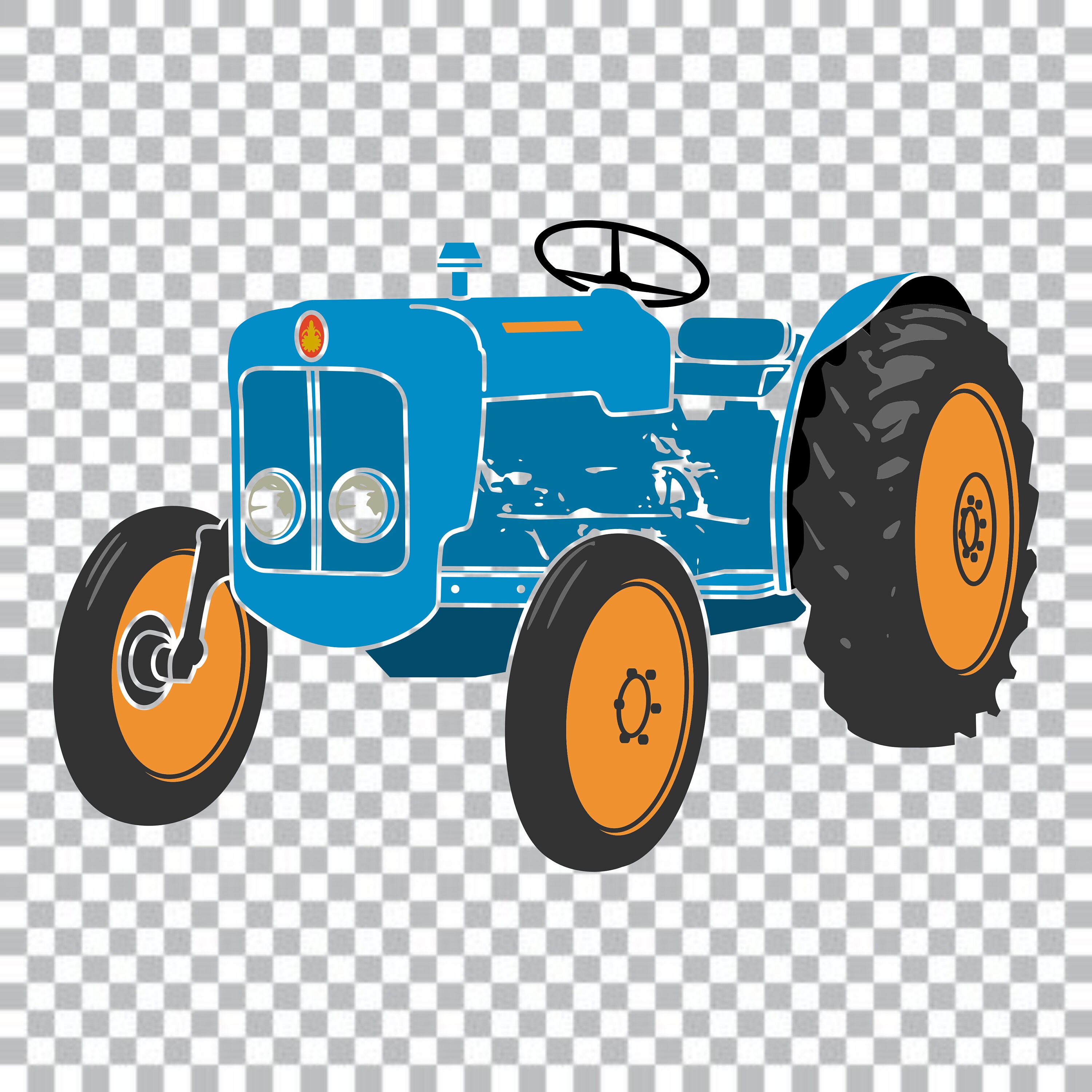 Tractor SVG Vector Clipart, Tractor Svg, Ford y Fordson, Tractor PNG ...