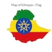 Editable Powerpoint Map of Ethiopia With Regions | Customizable ...
