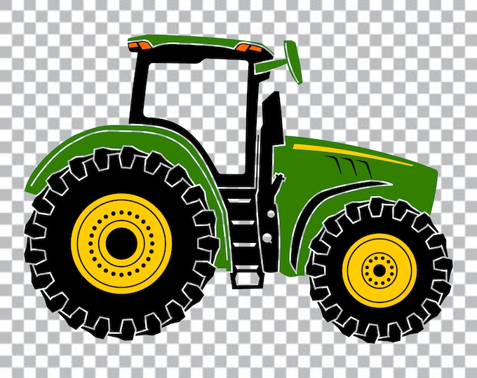 Farm Tractor SVG Tractor SVG Agro Machine Clipart | Etsy