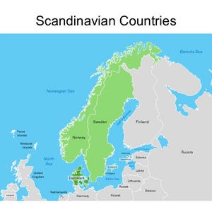 Editable Powerpoint Map of the Gulf Countries – Including: Bahrain ...