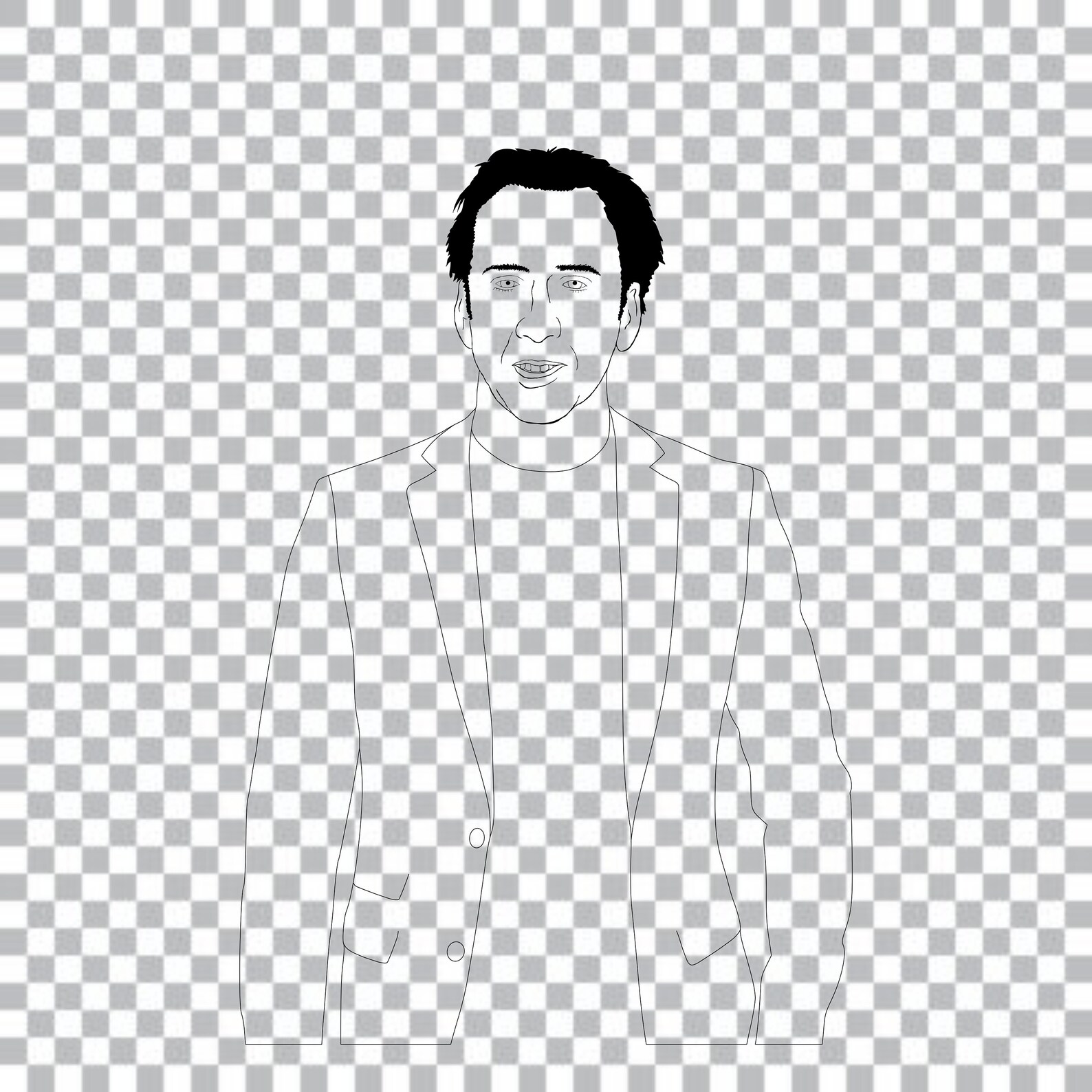 Nick Cage Clip Art, Clipart, Nick Cage Meme, Nick Cage, Commercial ...