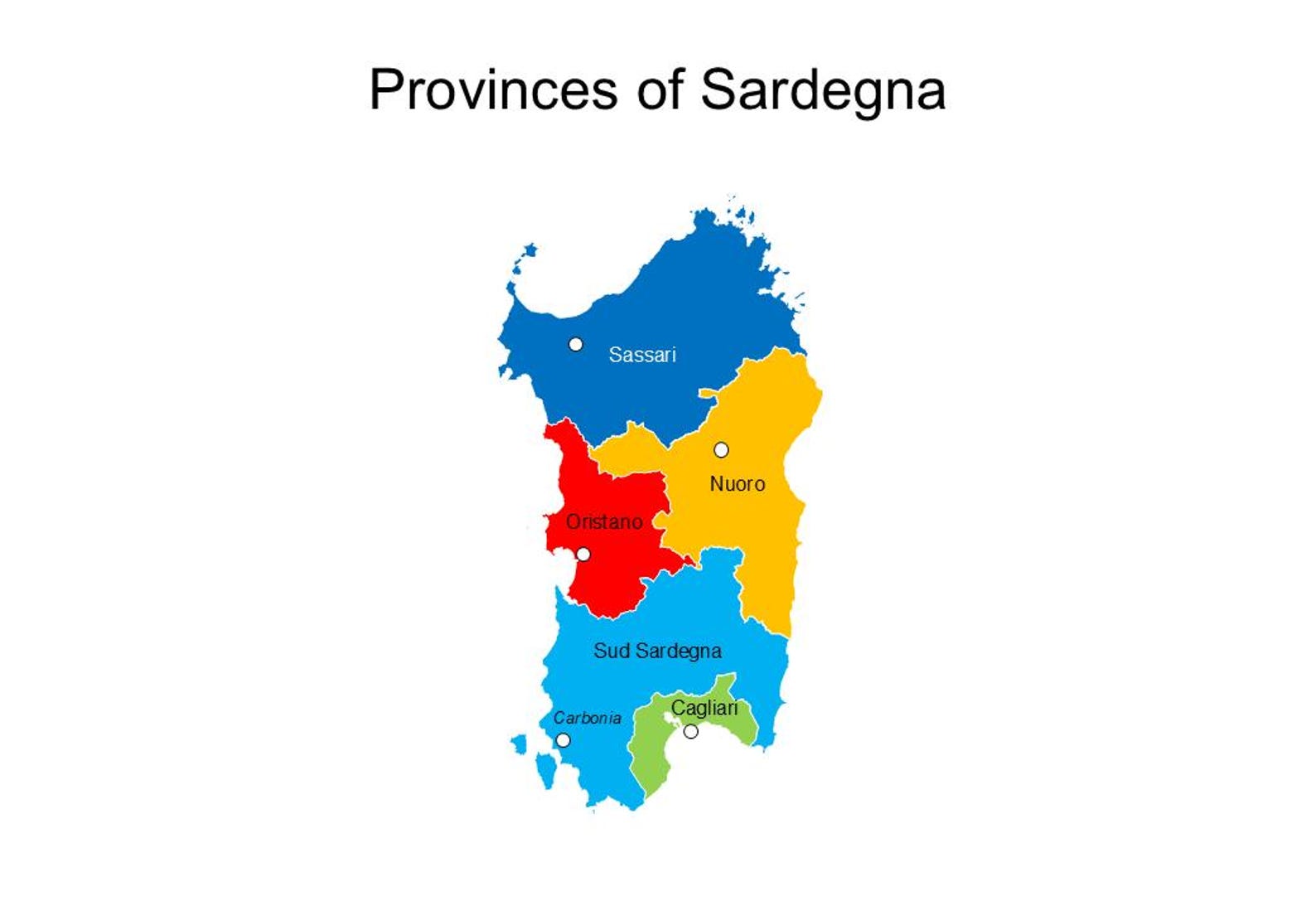 Editable Powerpoint Map of Italian Regions of Italy, Provinces of ...