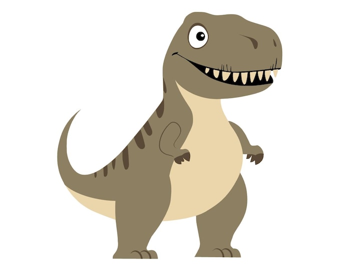 Kawaii Dinosaur SVG Bundle - T-rex, Stegosaurus, Triceratops & More ...