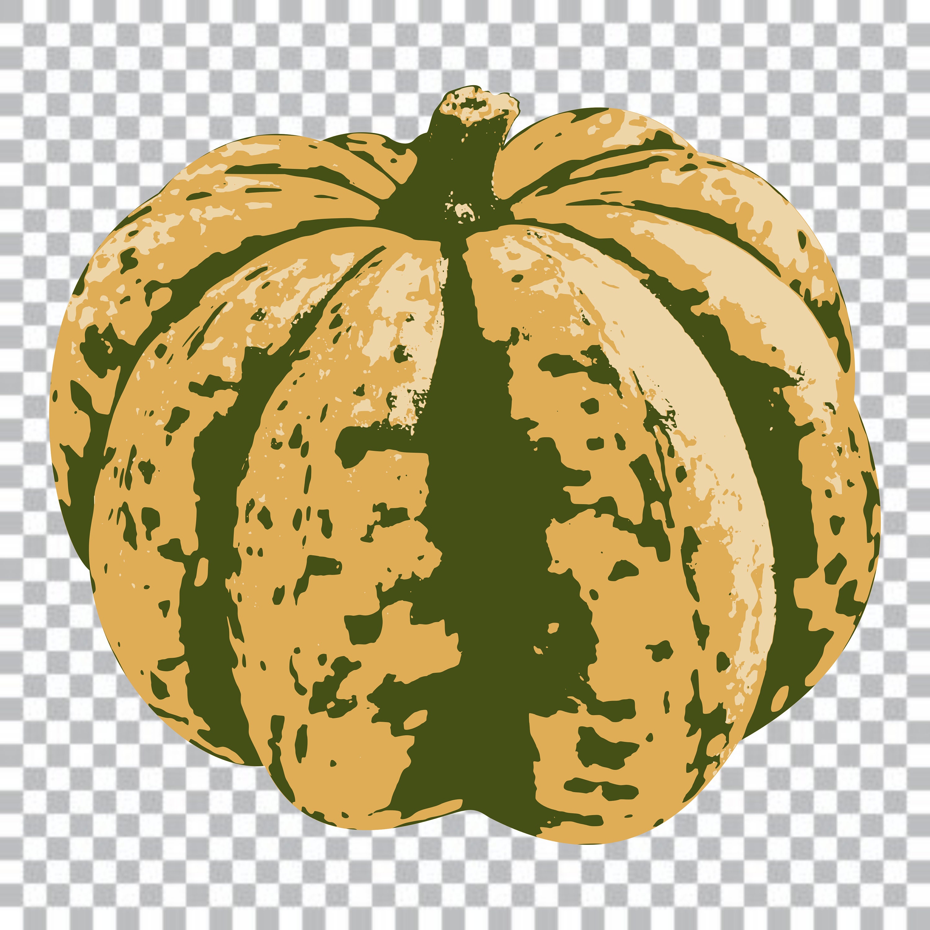 Fall Pumpkin Clip Art, Fall Clip Art, Pumpkin Stickers, PNG, Commercial ...