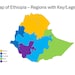 Editable Powerpoint Map of Ethiopia With Regions | Customizable ...