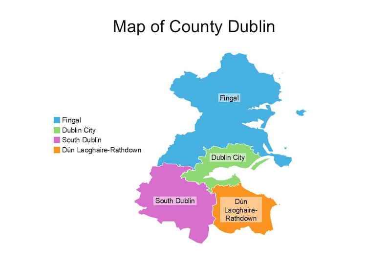 Editable Ireland Map PPT – Provinces & Counties in English and Irish ...