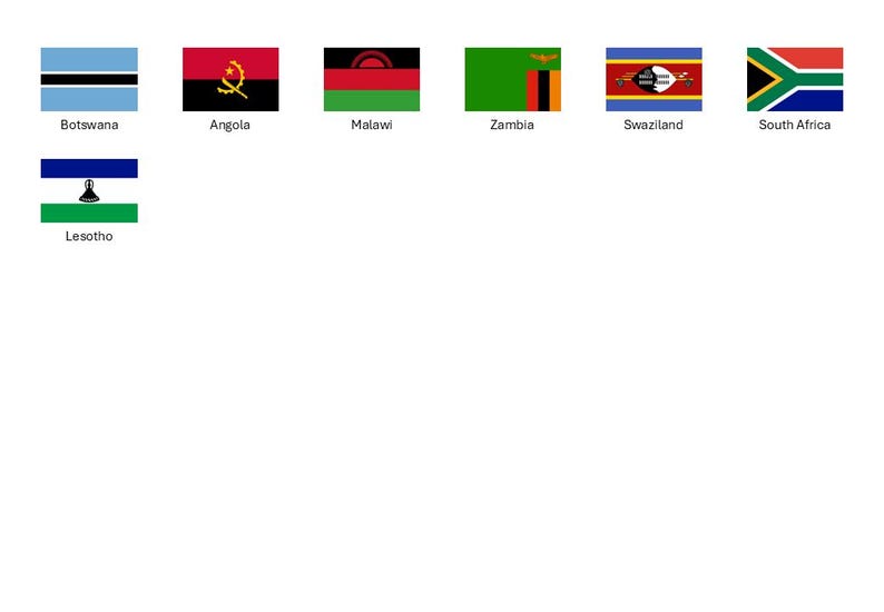 Editable Powerpoint Map of Africa With Named Countries and Regions PLUS ...
