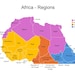 Editable Powerpoint Map of North Africa – Including: Western Sahara ...