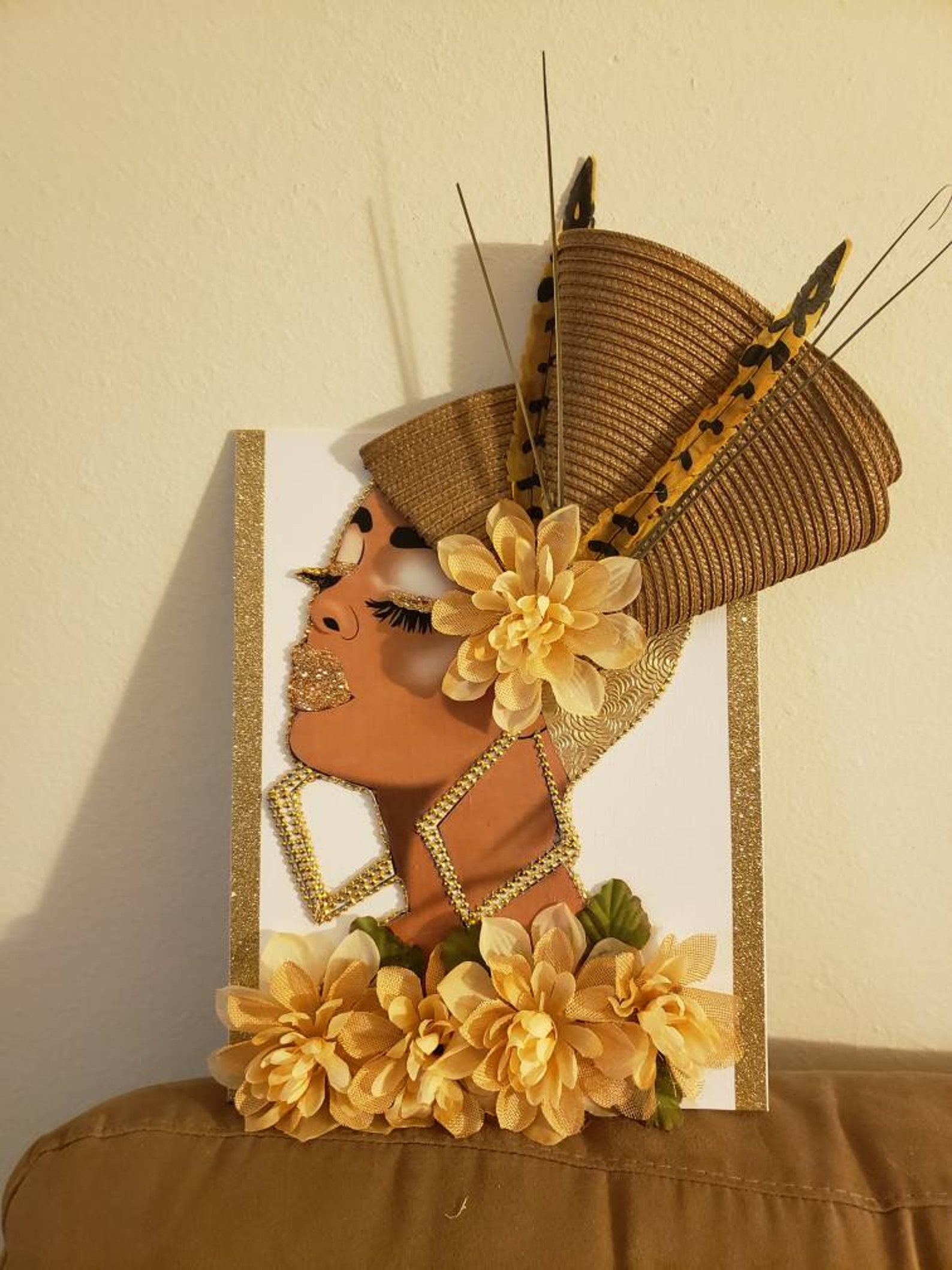 Golden Diva Canvas - Etsy