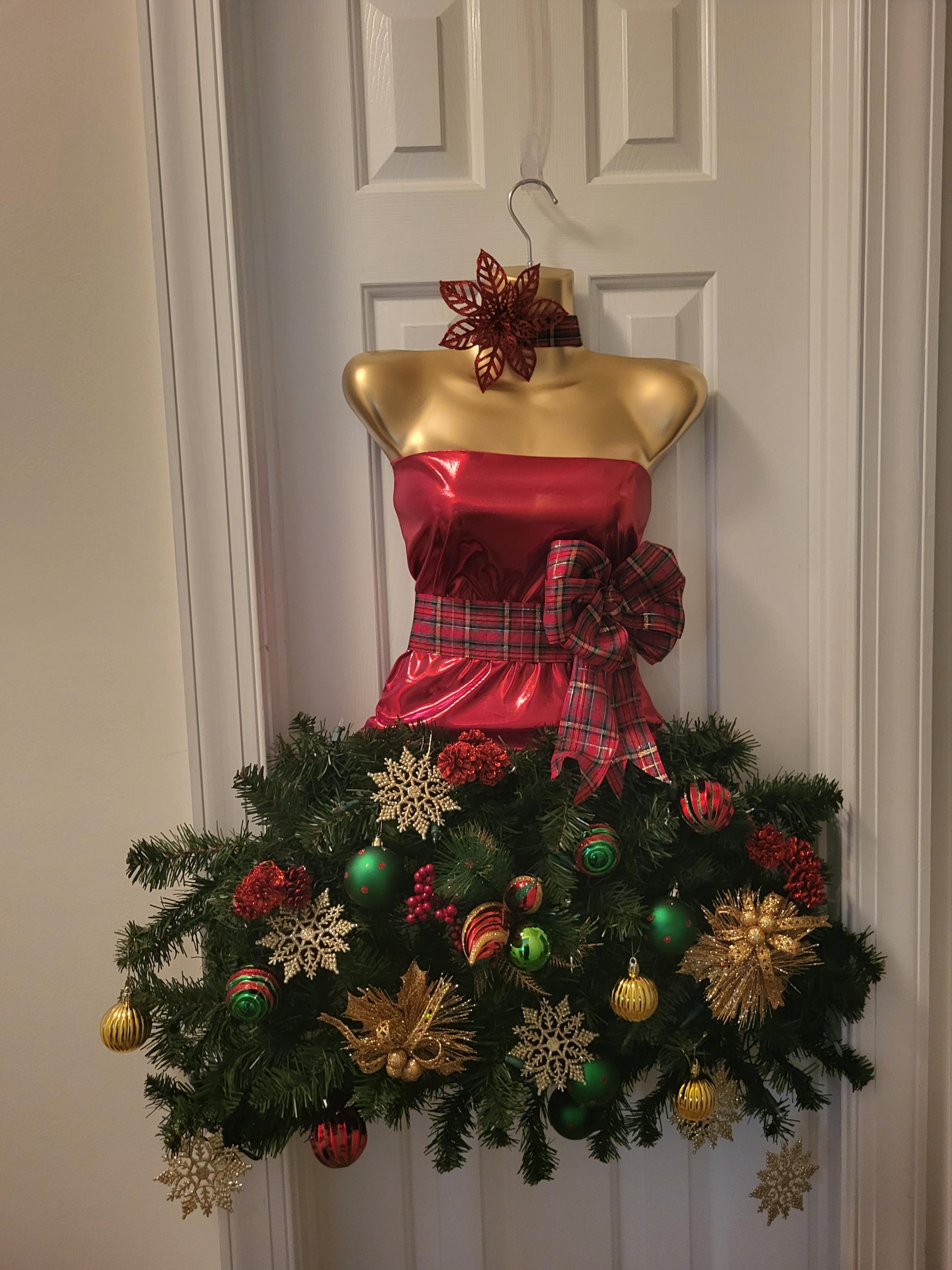 The Hangable Mannequin Christmas Tree - Etsy