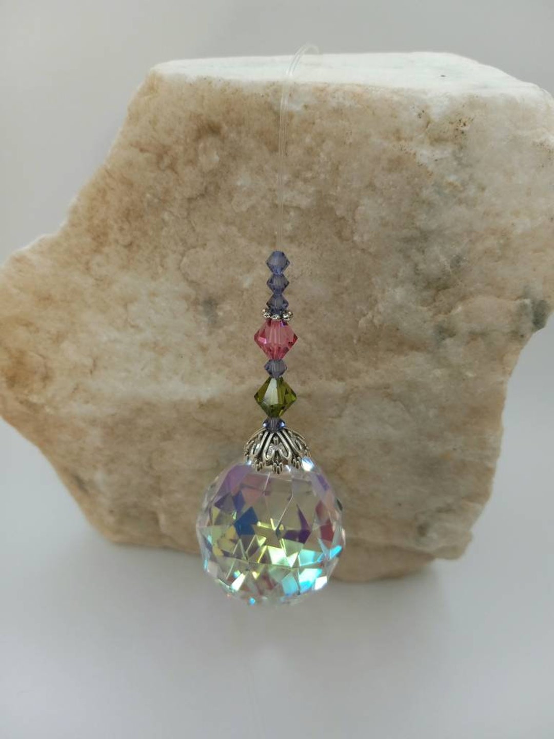 Vintage Olive,fuchsia and Violet Swarovski Crystals Sparkling With a 30 ...