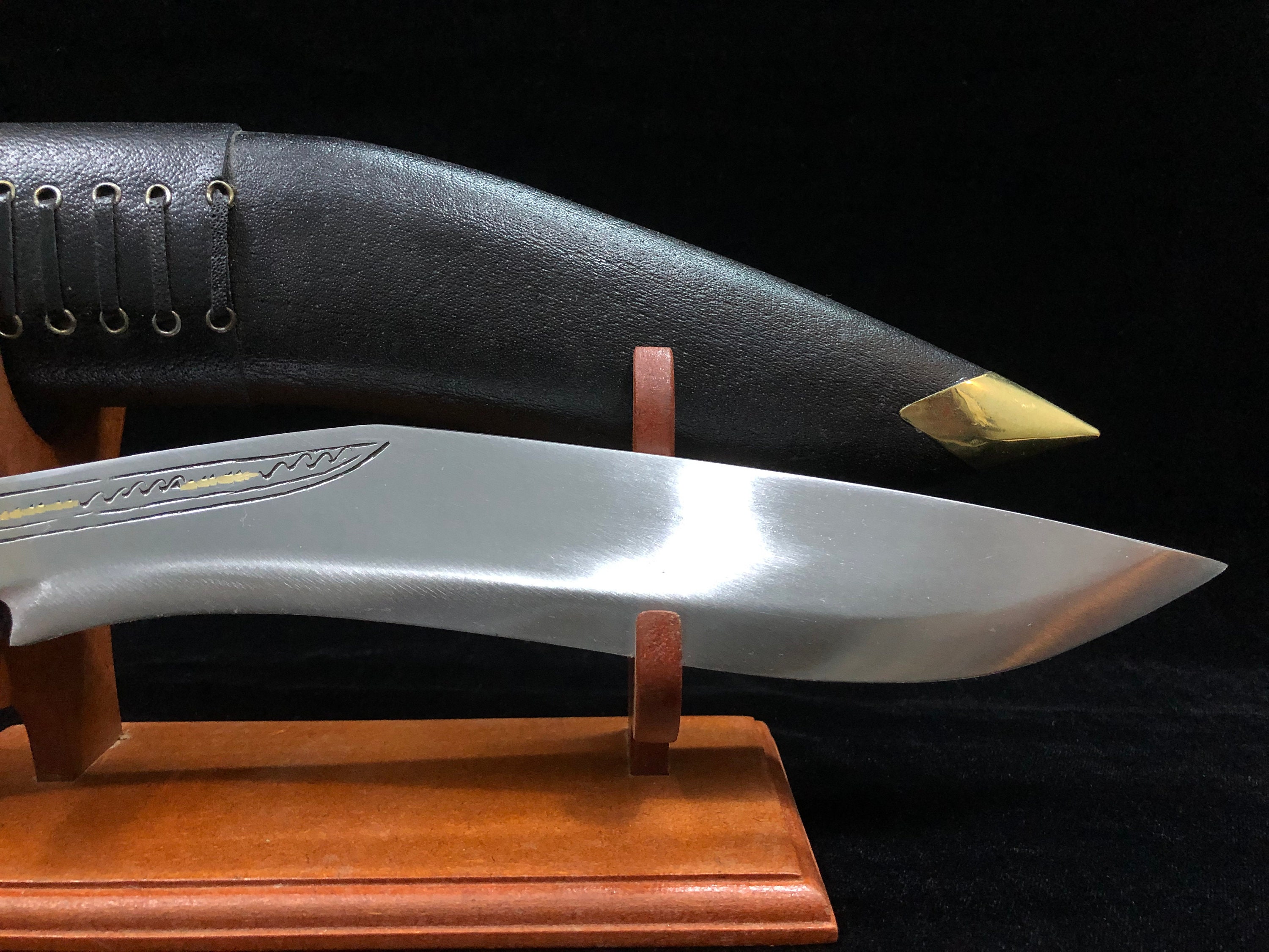 16 Inch Hand Forged Sirupate Khukuri, Gurkha Knife, Typical Nepali ...