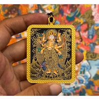 Beautiful 24K Gold Gilded Chundi | Manifestation of Spiritual Power ...