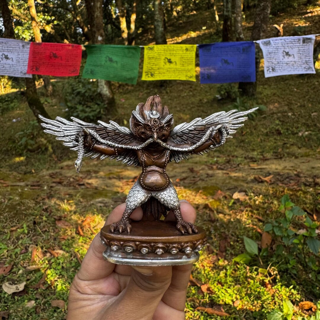 Antique Copper Oxidized Garuda Statue, for Protection - Etsy