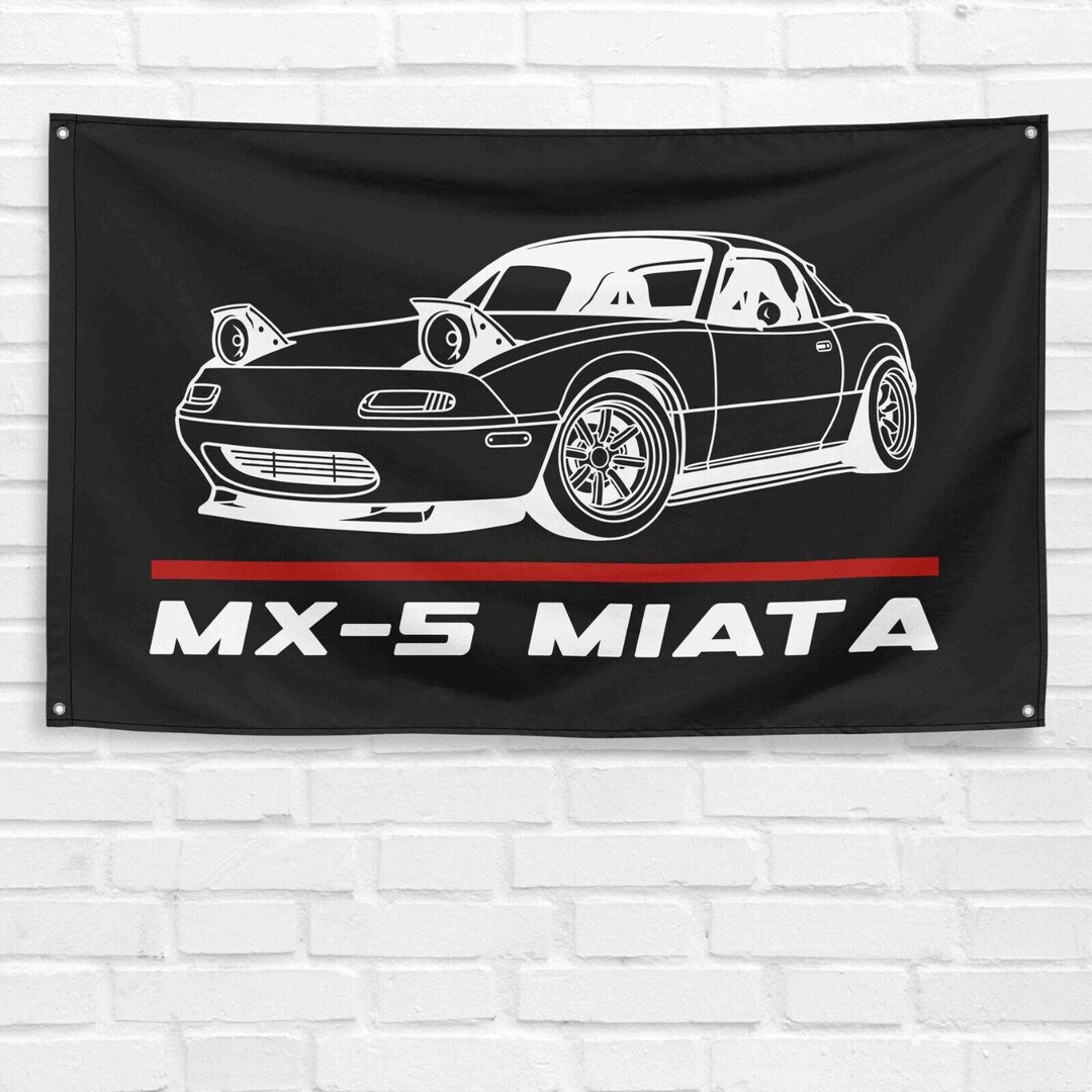MX-5 Miata Car Enthusiast 3x5 Ft Flag Birthday Gift Banner - Etsy