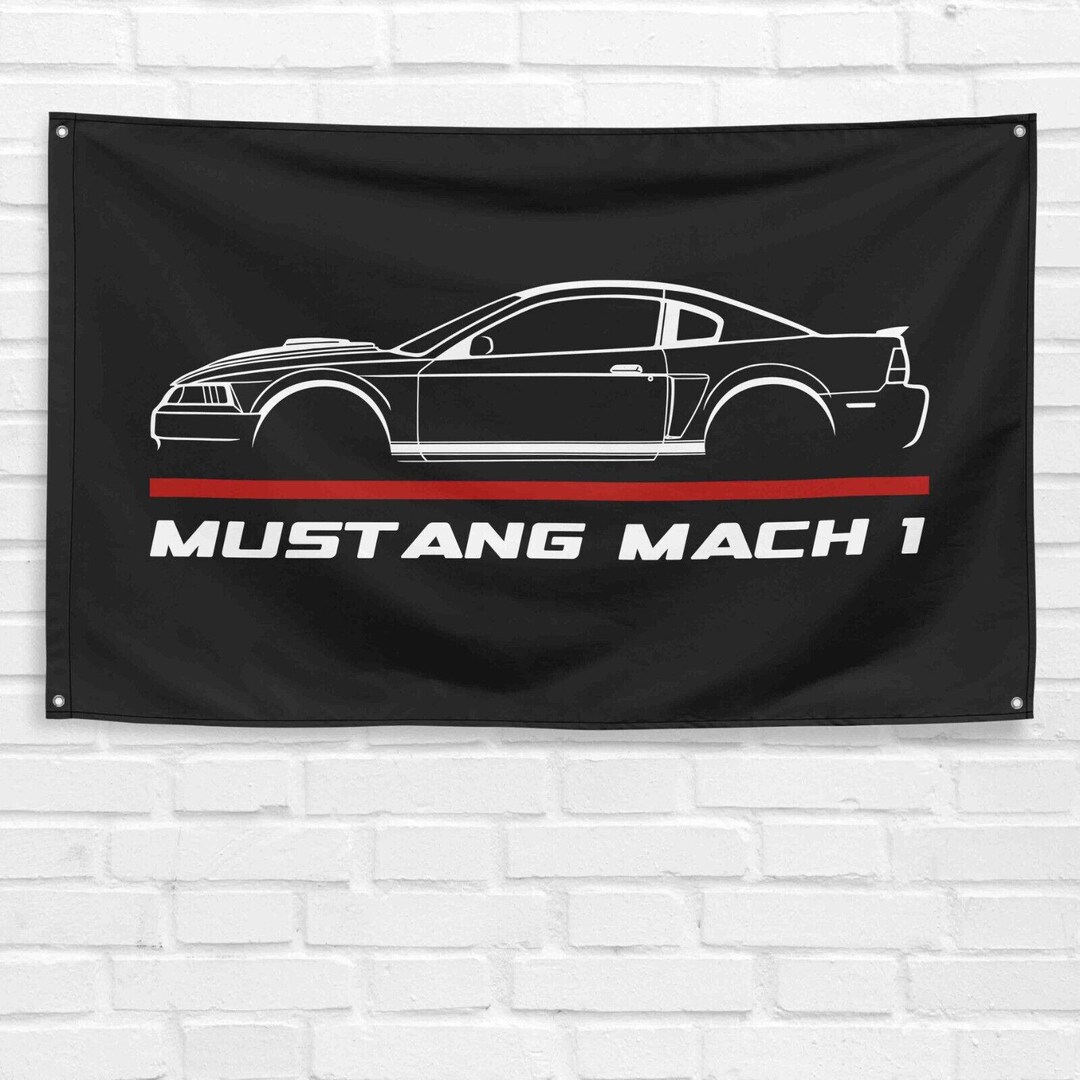 For Ford Mustang Mach 1 2004 Car Enthusiast 3x5 Ft Flag Birthday Gift ...