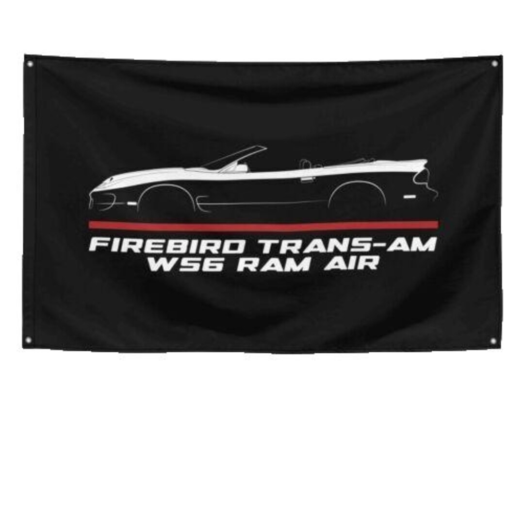 For Pontiac Firebird Trans-am Ws6 Ram Air 2002 Enthusiast 3x5 Ft Flag ...