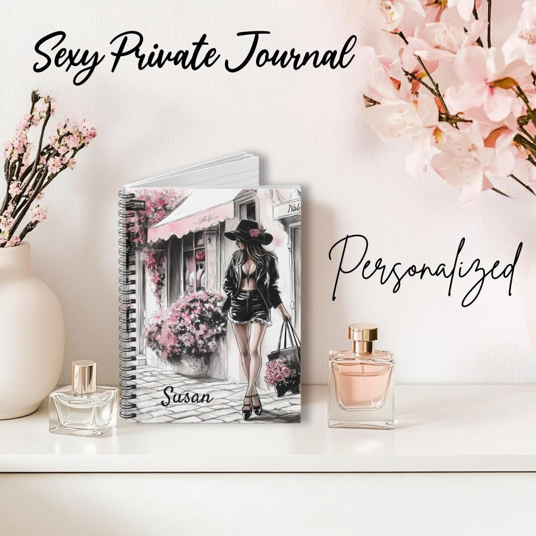 Boss Lady Personalized Spiral Notebook, Fashion Journal, Inspirational ...