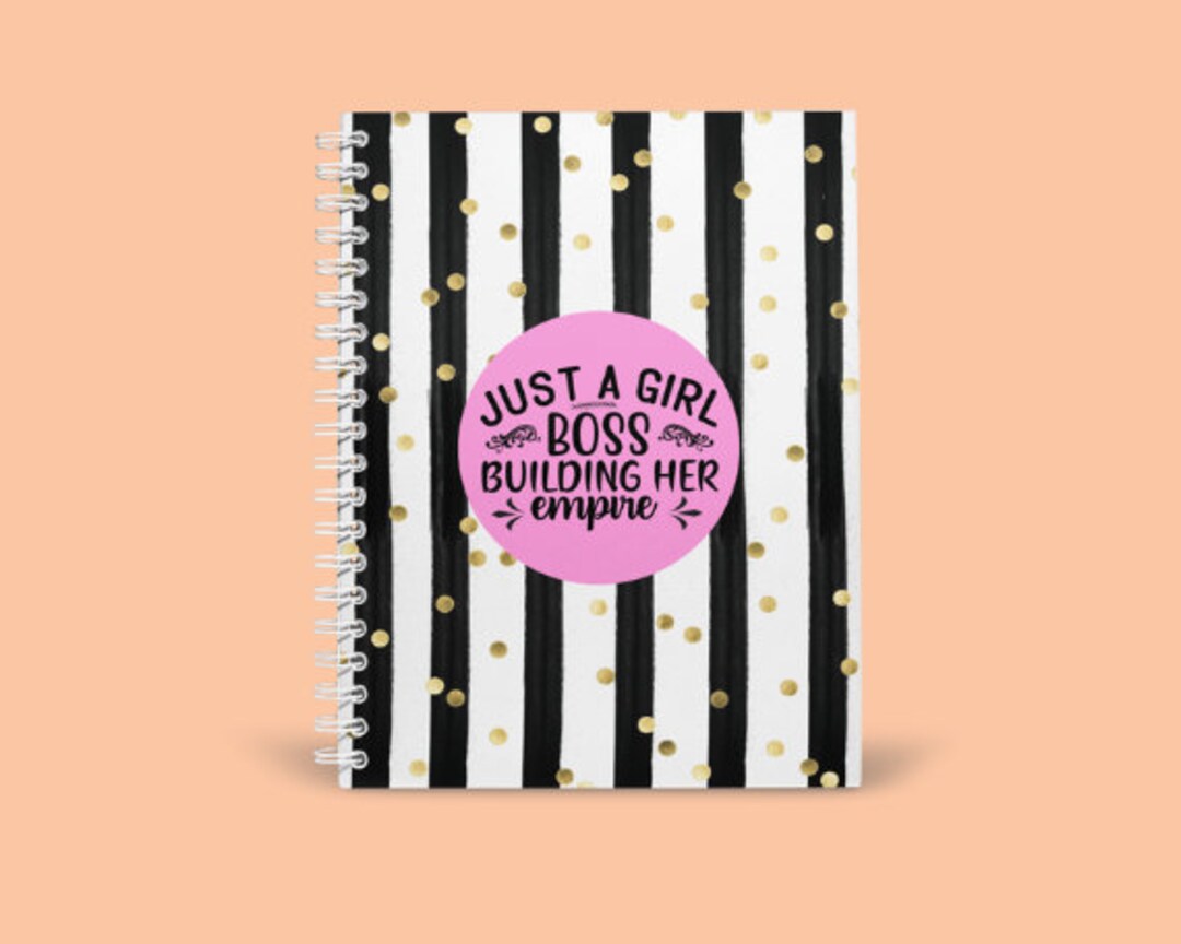 Boss Lady Spiral Notebook, Building an Empire Boss Lady Notebook, Lady ...
