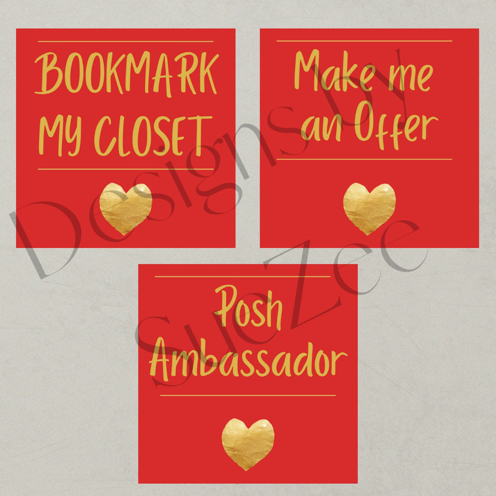 Poshmark Closet Signs, Poshmark Signs, Category Listing, Organizational ...