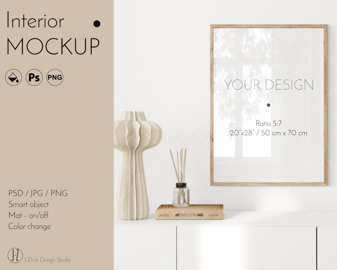 One Frame Mockup, Interior Mockup, Color Change, Editable Mock Up ...