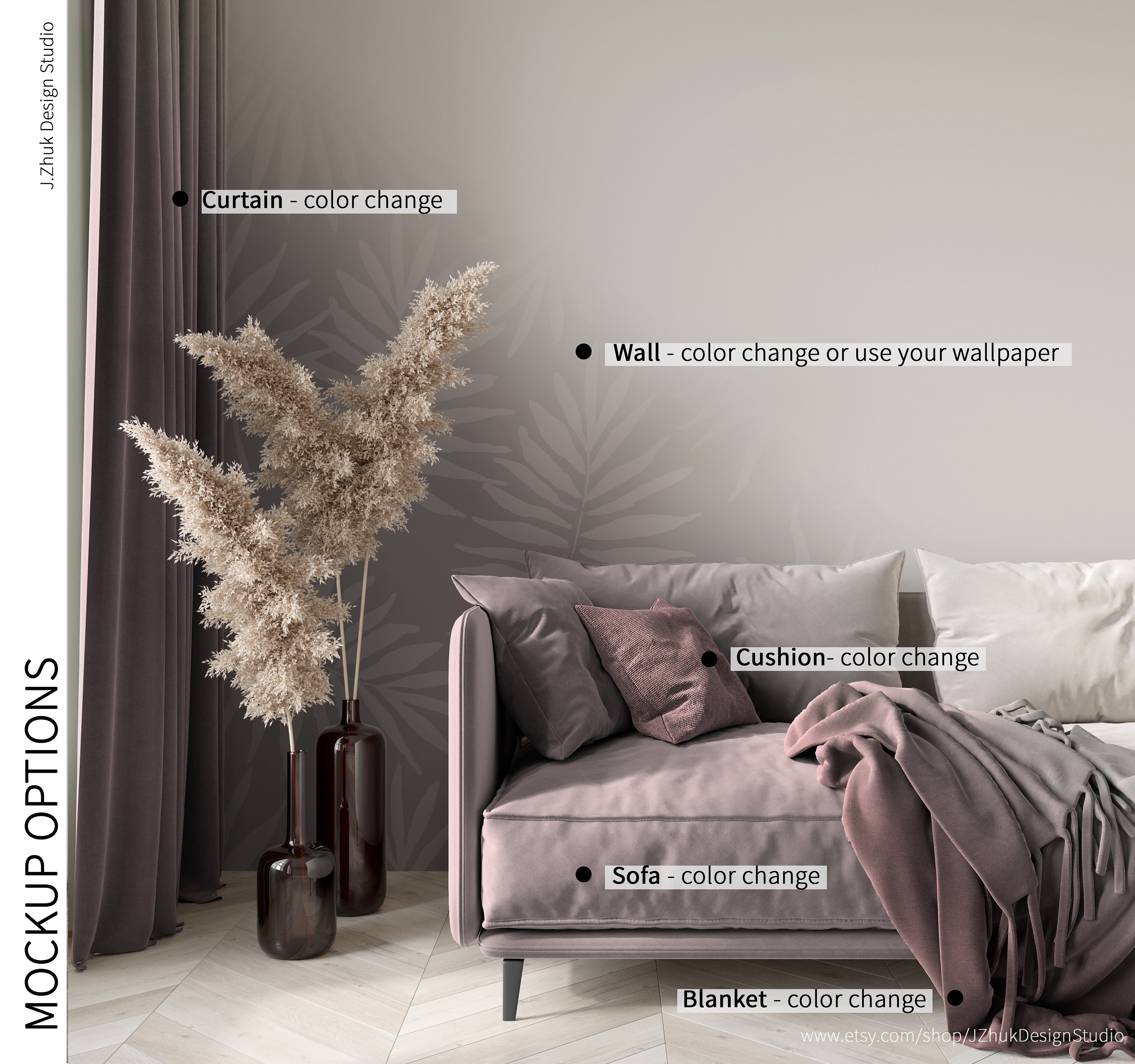 Wall Mockup With Transparent Background Interior Mockup | Etsy