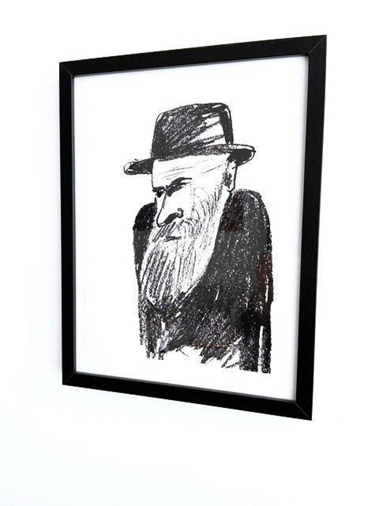 Original Portrait-screen Print for Home Decor-wall Art-hand Printed ...