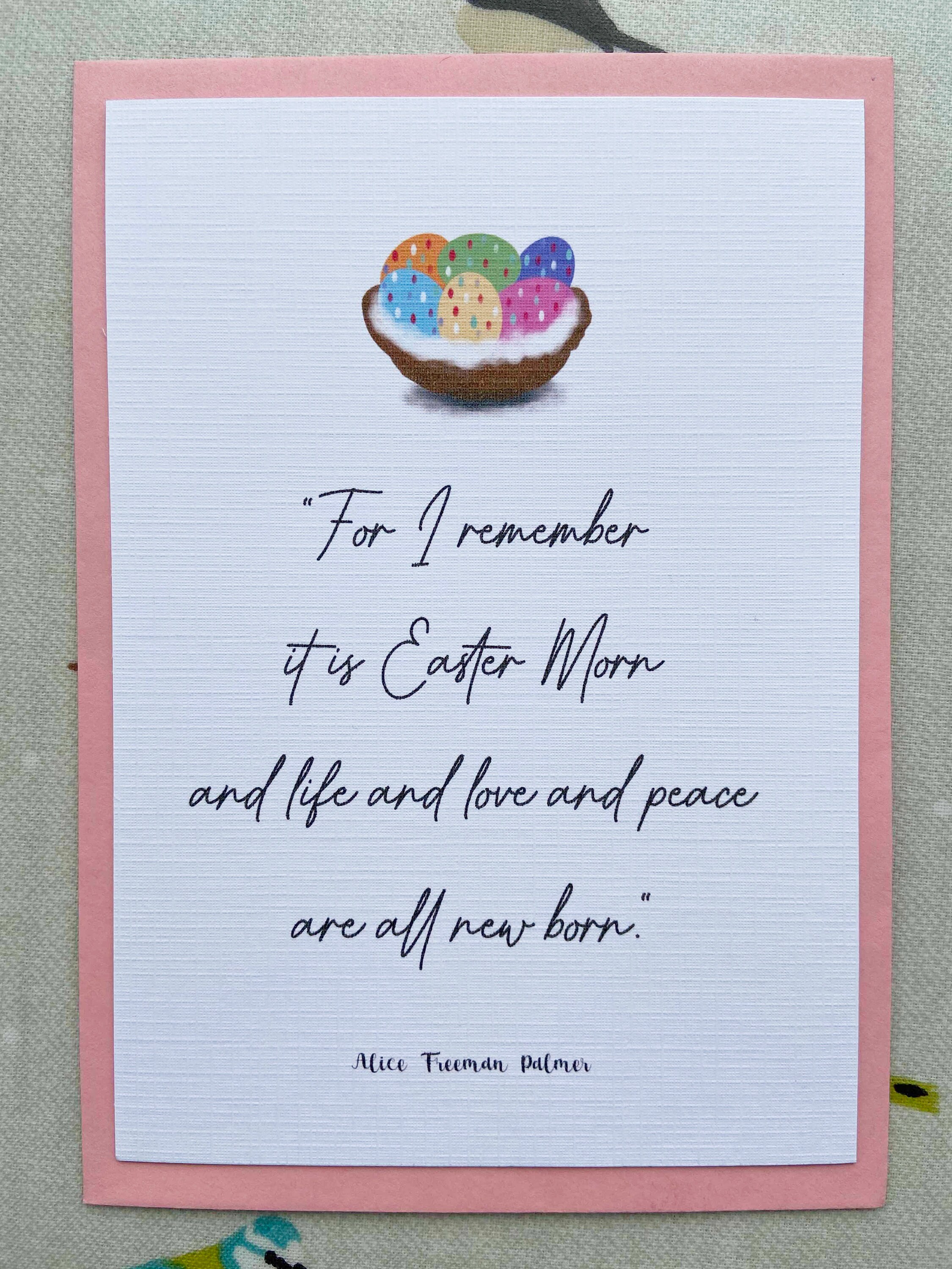 Pack of Easter Cards UK / Easter Quotes Card Set / Easter | Etsy