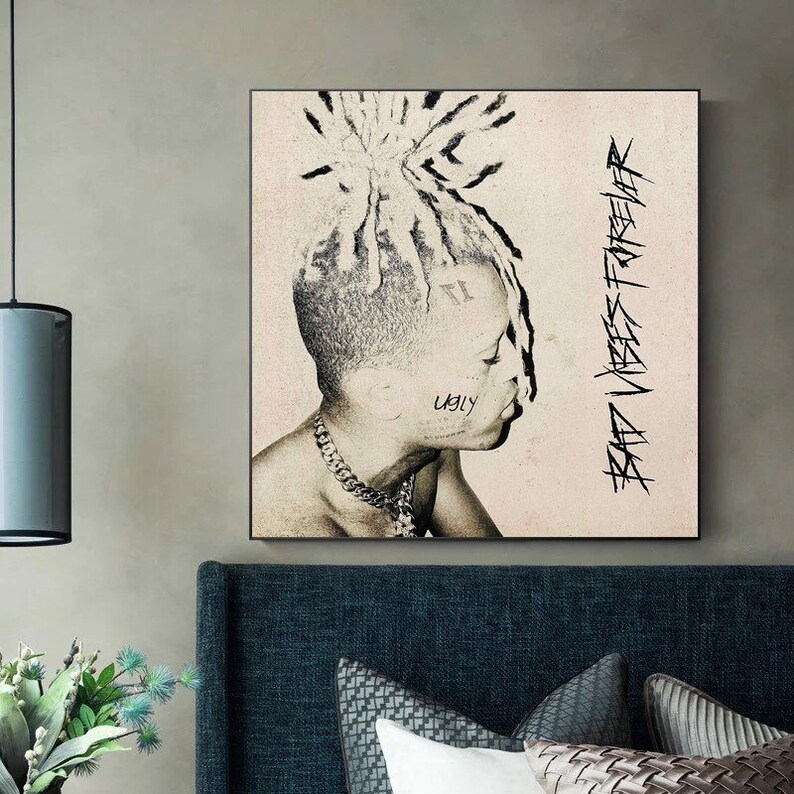Bad Vibes Forever Xxxtentacion Music Album Cover Canvas Poster Etsy