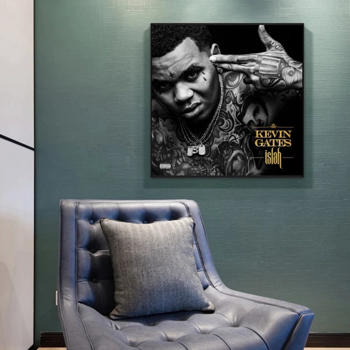 Kevin Gates Music Album Cover Canvas Poster No Frame | Etsy