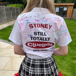 School Leavers Shirt , Clueless , Many Colours Available , Personalised ...