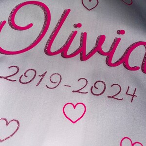 Leavers Shirt, Butterfly and Hearts, Pink , Iron On, Yr6, College, Yr ...