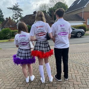 School Leavers Shirt , Clueless , Many Colours Available , Personalised ...