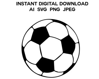 Split Soccer Ball SVG Soccer Ball Clipart Sports Football Cricut svg ...