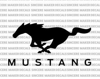 Mustang Window Decal | Etsy