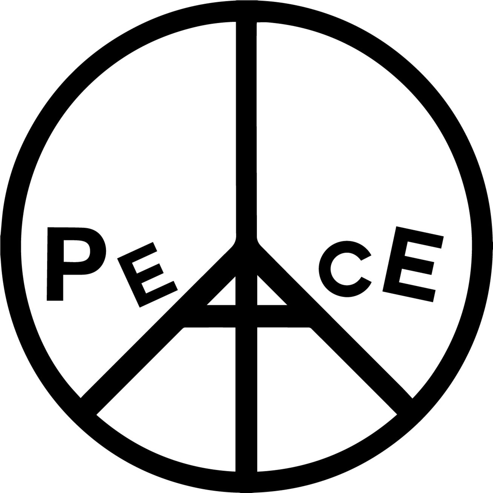Peace Sign Digital File Svg Png Ai Jpeg Peace Symbol Design | Etsy