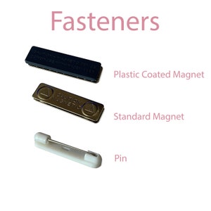 Your Business Logo Resin Finish Personalised Professional Name Badge ...