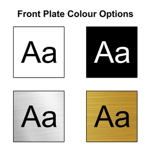 Personalised Desk Plaque With Black Text Desk Plaque Name and Job Title ...