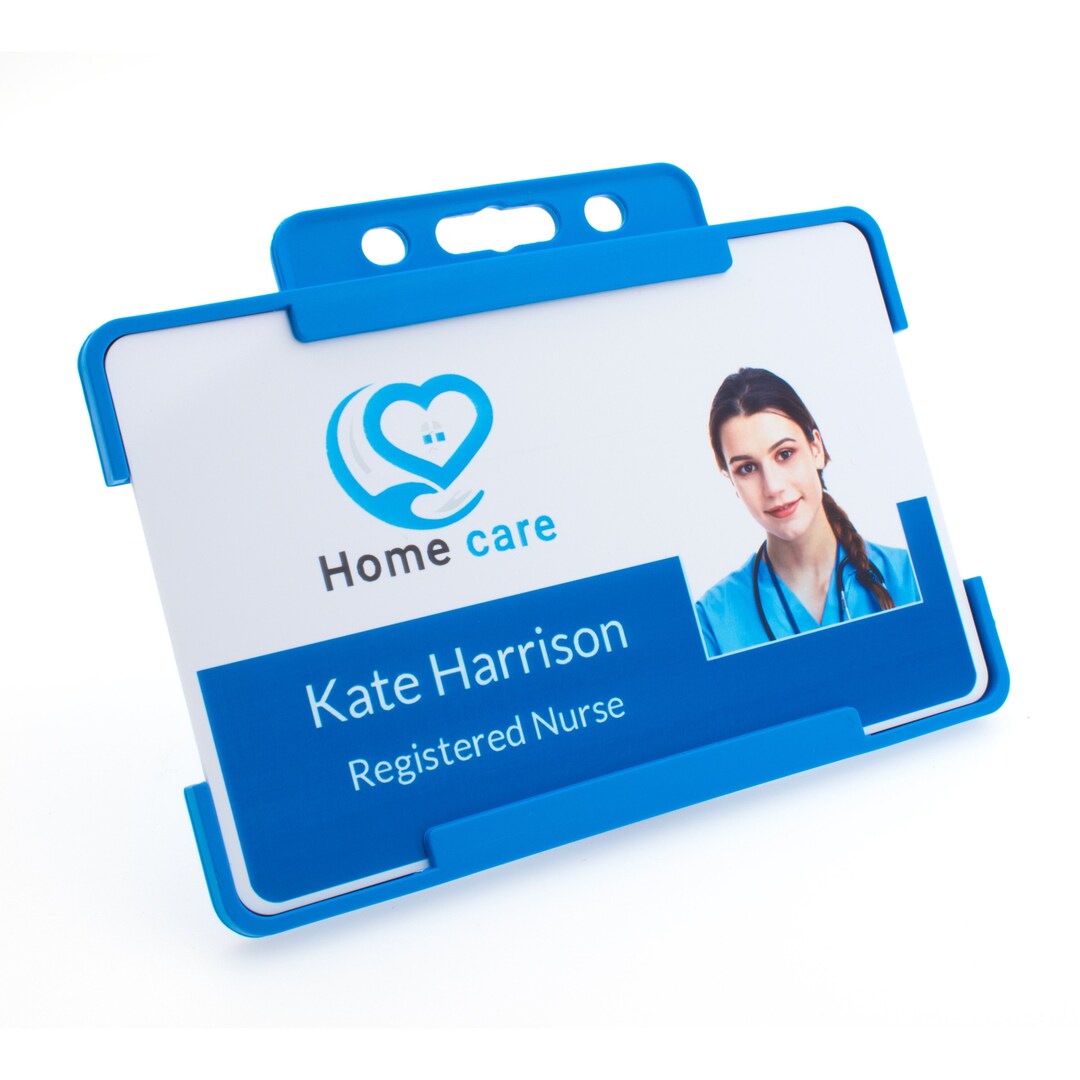 Badgemaster Your Business Logo Personalised Custom Photo ID Card With ...
