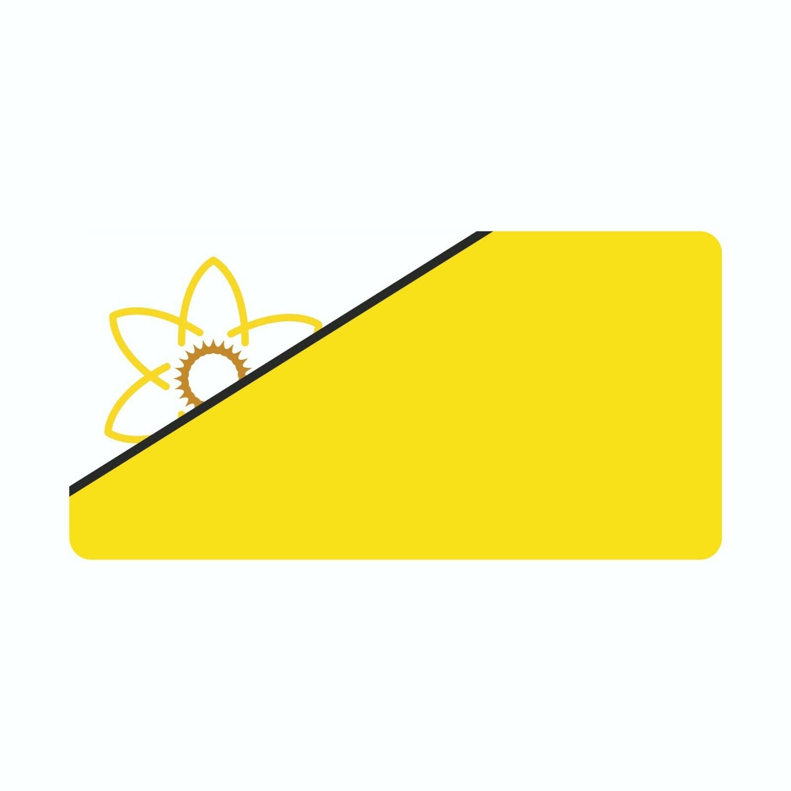 Resin Finish Personal Yellow Dementia Friendly Name Badge Carer ...