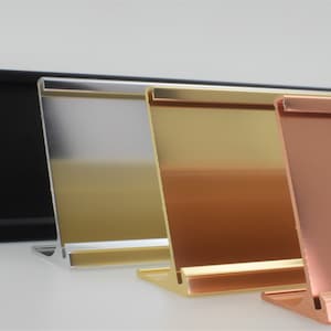 Personalised Desk Plaque With Black Text Desk Plaque Name and Job Title ...